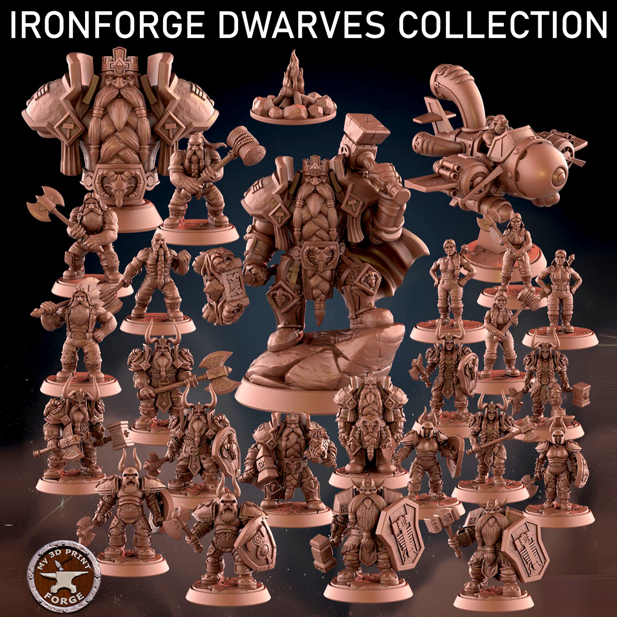 Ironforge Dwarves Collection – World of Warcraft Wargaming Miniatures ...