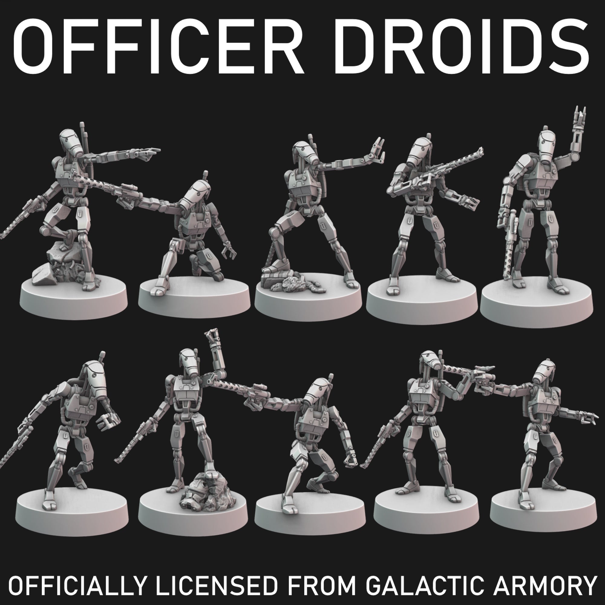 Officer Class Droids for Star Wars Legion – Walker Armoury