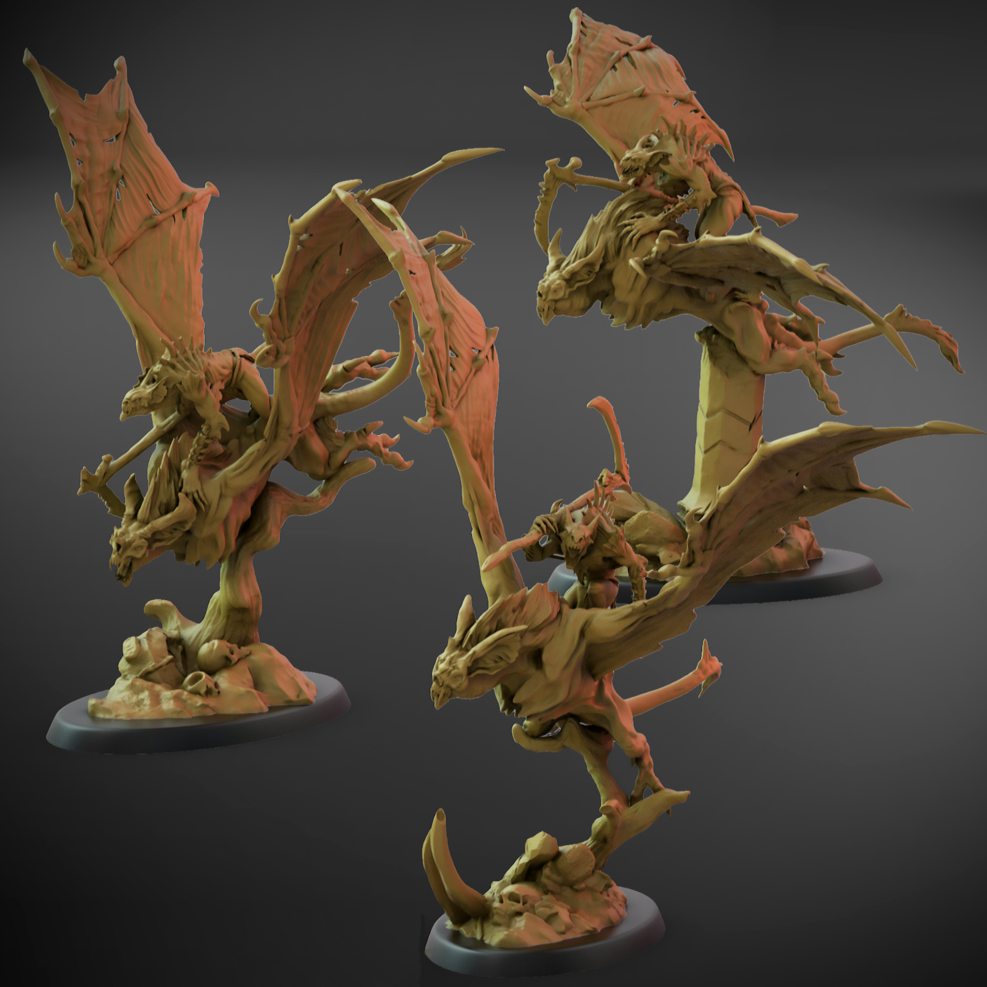 Sanguine Reaver Set A Grimdark Fantasy Wargaming Miniatures – 3 Poses ...