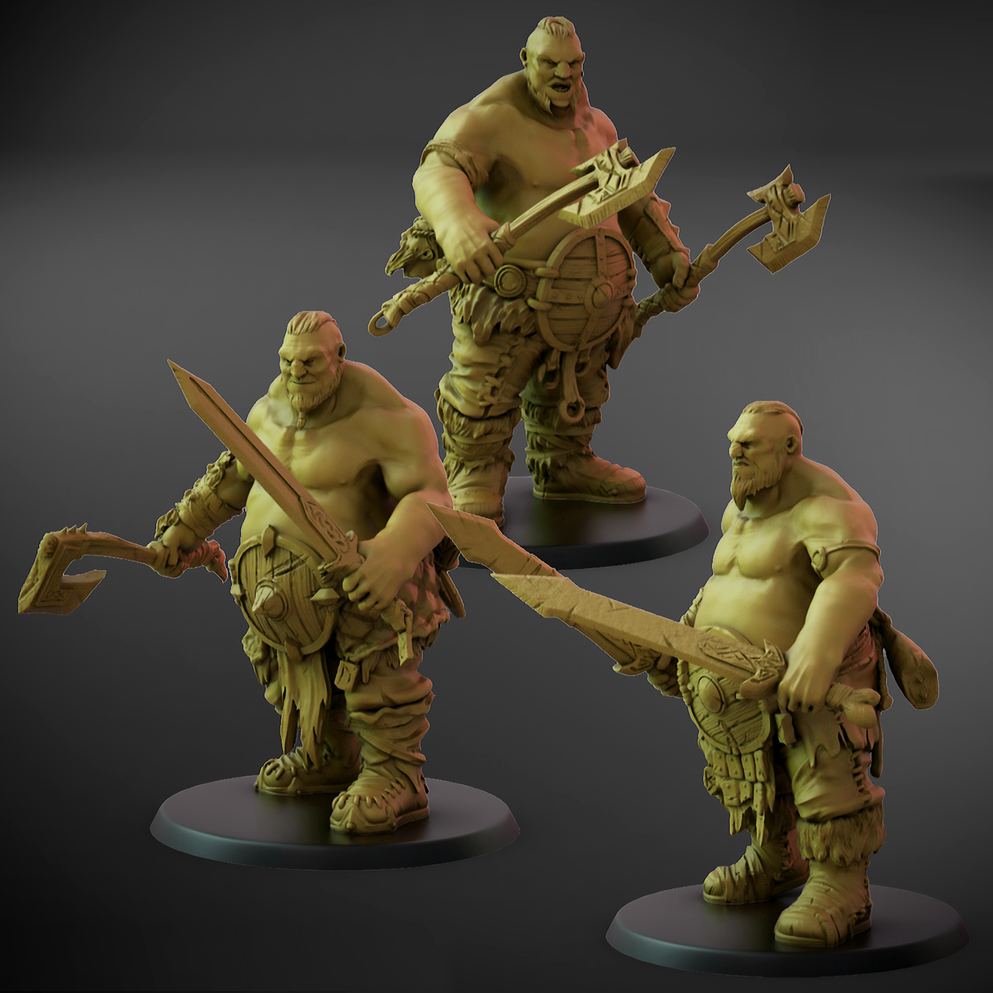 Hunger Sons Dual Weapon Set A (50mm Base) – Walker Armoury