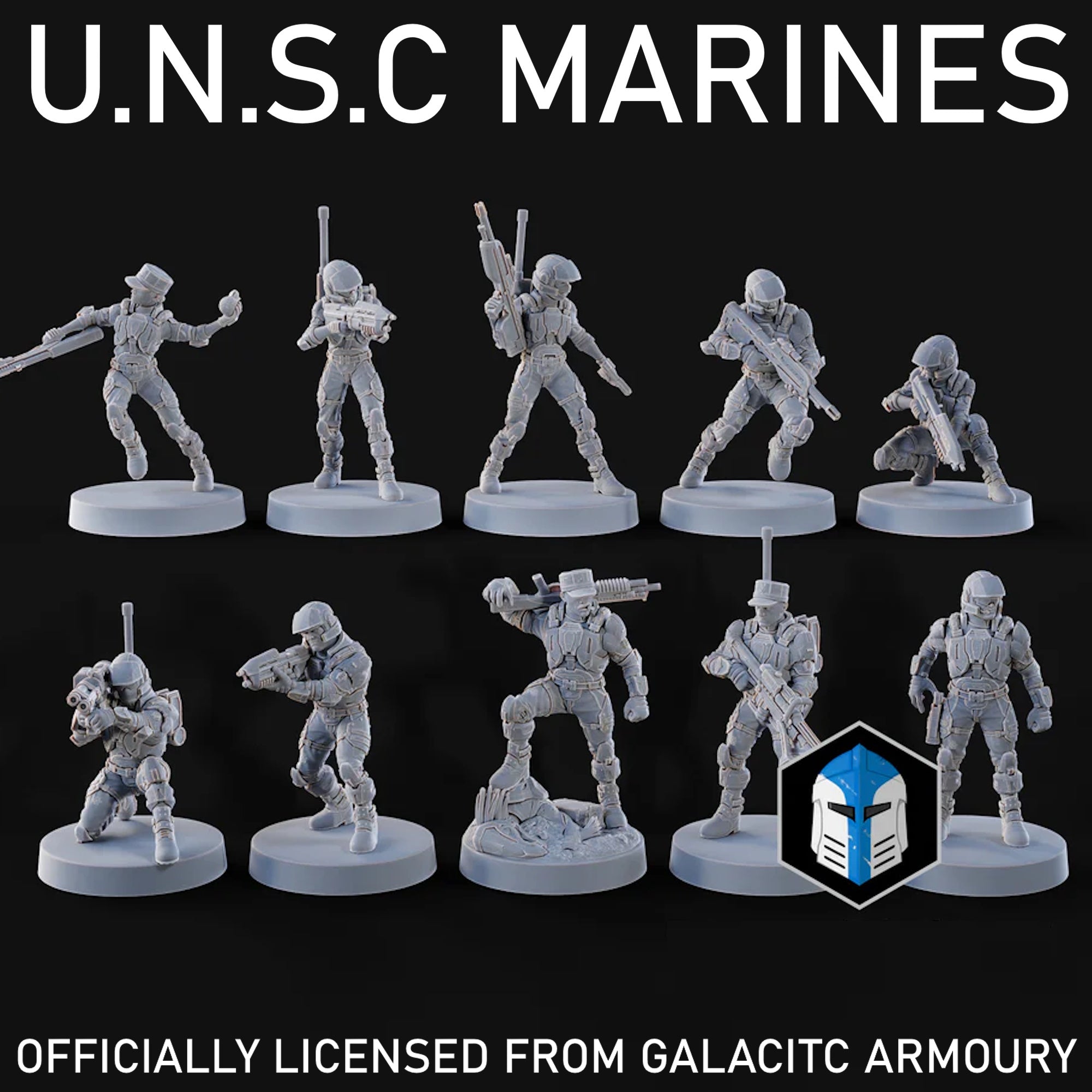UNSC Marines for Wargaming – Walker Armoury